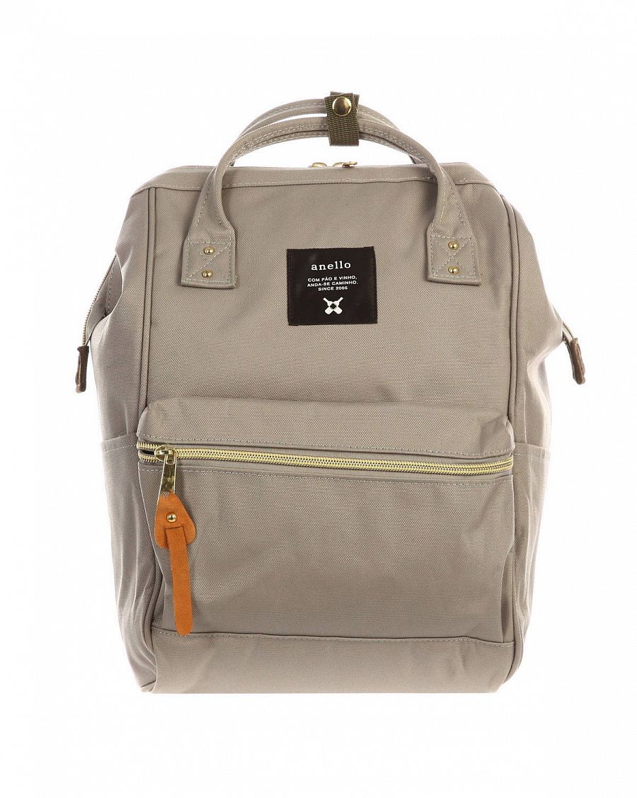 Рюкзак водостойкий с двумя ручками Anello Kuchigane Light Grey купить с ...
